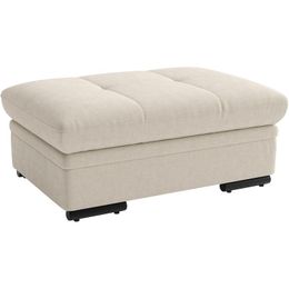 Sit & More sit&more Polsterhocker &raquo;Viola, B: 102 cm&laquo; mit praktischen Stauraum 95% Polyester, 5% Polyamid B/H/T: 102cm x 43cm x 68cm, Flachgewebe LINO,mit 