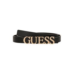 Guess G&uuml;rtel 'Lefia' Damen Gr&ouml;&szlig;e 75 gold / schwarz
