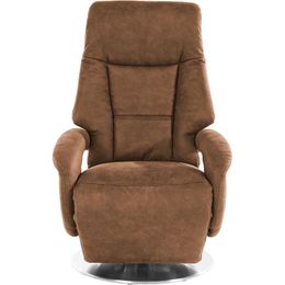 Hollister TV-Sessel &raquo;Enjoy&laquo; in Gr&ouml;&szlig;e L, wahlweise mit Motor und Aufstehhilfe braun Luxus-Kunstleder;NaturLEDER (echtes Rindsleder);Luxus-Microfaser (