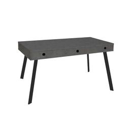 M&auml;usbacher Schreibtisch &raquo;Big System Office&laquo; Breite 140 cm grau B/H/T: 140cm x 65cm x 70cm