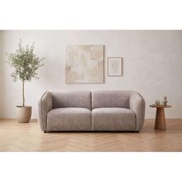 Home Affaire 2,5-Sitzer &raquo;OSTRUP, Naturt&ouml;ne, Boucle oder Chenille&laquo; Breite 201 cm, organische Form mit sanften Rundungen beige 100% Polyester B/H/T: 