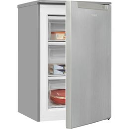Exquisit Gefrierschrank &raquo;GS81-040C inoxlook&laquo; 85,5 cm hoch 54,5 cm breit energiesparend in Energieeffizienz C, 87 Liter Nutzinhalt, 4 Sterne silber