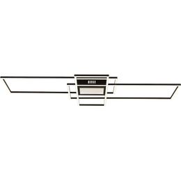 Globo LIGHTING Deckenleuchte &raquo;SAUNDERS&laquo; LED-Modul 1 Stk. warmwei&szlig; - kaltwei&szlig; Deckenlampe Wohnzimmer-Leuchte Schlafzimmer-Leuchte Flur K&uuml;che H: 6,8cm, 