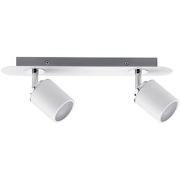 Paulmann LED Deckenleuchte &raquo;Tube&laquo; GU10 1 Stk. GU10 wei&szlig; 2, H: 9,4cm, 1 Stk.