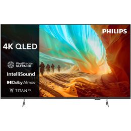 Philips QLED-Fernseher &raquo;50PQS7801/12&laquo; 126 cm/50 &prime;&prime; Smart-TV schwarz Sound: 2.0-Kanal, 20 W Ausgangsleistung, Dolby Atmos, DTS:X, Auracast