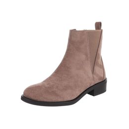 Ital-Design Stiefelette in Hellbraun | Gr.: 36