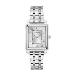 Bulova Damen Quarzuhr &raquo;Sutton&laquo; Armbanduhr, Damenuhr, Edelstahlarmband, analog Einheitsgr&ouml;&szlig;e
