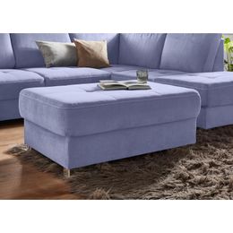 Sit & More sit&more Hocker &raquo;Santorini&laquo; blau Luxus-Microfaser (90% Polyester, 10% Polyamid);Struktur (100% Polyester);Luxus-Microfaser ALTARA NUBUCK (100% 