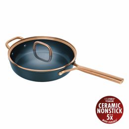 Zwilling Schmorpfanne &raquo;Milano, Pfanne mit Glasdeckel&laquo; Aluminium 1 tlg. Keramik-Antihaftbeschichtung, Induktion, Made in Italy &Oslash; 28cm + H&ouml;he 9,7cm