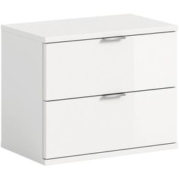 Home Affaire Sitzbank &raquo;Trondheim Sitzbank, Breite 52 cm,&laquo; 1 Stk. tlg. hochglanz, stehend/h&auml;ngend montierbar, 2 Schubk&auml;sten, Flur, Diele wei&szlig; 