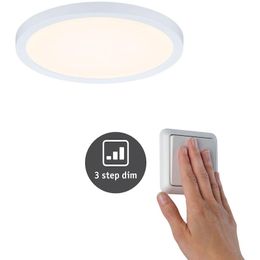 Paulmann LED Einbauleuchte &raquo;Areo&laquo; LED-Modul 1 Stk. Warmwei&szlig; LED-Modul, 3-Stufen-dimmbar wei&szlig; 1, &Oslash; 17,5cm H: 2,6cm, 1 Stk.