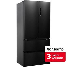 Hanseatic French Door &raquo;HFD18983CBI&laquo; 189,8 cm hoch 83,3 cm breit inkl. 3 Jahre Herstellergarantie silber Einheitsgr&ouml;&szlig;e