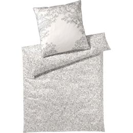 Elegante Bettw&auml;sche &raquo;Belle&laquo; 2 Stk. angenehmes Hautgef&uuml;hl beige Mako-Satin, Obermaterial: 100% Baumwolle B/L: 135cm x 200cm, 1 Stk., 1 Stk., Mako-Satin, B/L: 