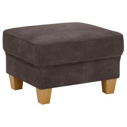 OTTO home Polsterhocker &raquo;Conville&laquo; Passend zur Servie "Conville", mit Federkern braun 100% Polyester B/H/T: 63cm x 48cm x 74cm, Luxus-Microfaser 