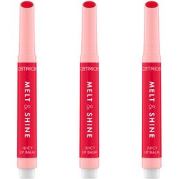 Catrice Damen Lippenbalsam &raquo;MELT & SHINE JUICY LIP BALM&laquo; zartschmelzender Lippenbalsam f&uuml;r voller aussehende Lippen pink Einheitsgr&ouml;&szlig;e