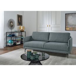 Creation BY ROLF BENZ 2-Sitzer &raquo;CR.450, Designsofa, Loungesofa&laquo; Armlehne sehr schmal, Alugussf&uuml;&szlig;e in umbragrau, Breite 150 cm grau NaturLEDER OSKAR (