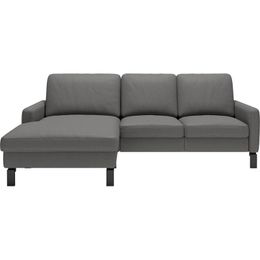 Home Affaire Ecksofa &raquo;Lecce, L-Form, Federkernpolsterung, Breite 224 cm&laquo; inkl. saugroboterfreundliche H&ouml;he & schmale Armlehnen 100% Polyester B/H/T: 