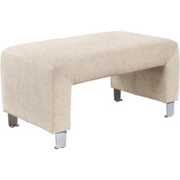 exxpo - sofa fashion Polsterhocker &raquo;Intenso, Hocker, modern&laquo; hohe Bodenfreiheit, frei im Raum stellbar, hoher Sitzkomfort beige Zusammensetzung: 95%