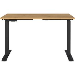 Germania Schreibtisch &raquo;GW-Agenda elektrisch h&ouml;henverstellbar (72-120 cm)&laquo; mit Memory-Funktion & USB-Ladestation, verschiedenen Breiten schwarz B/H/T: 