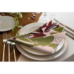 Adam Stoffserviette &raquo;Jungle&laquo; GOTS organic,zertifiziert durch CERES 0242Made in Germany bunt Obermaterial: 100% Baumwolle Bio-Baumwolle