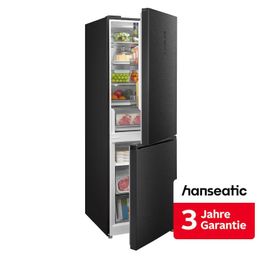 Hanseatic K&uuml;hl-/Gefrierkombination &raquo;HKGKB18560ANFBI&laquo; 185 cm hoch 59,5 cm breit inkl. 3 Jahre Herstellergarantie Metal Cooling