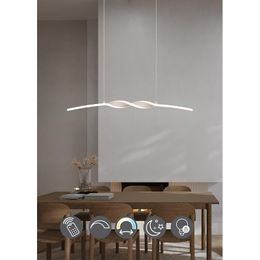 OTTO home LED Pendelleuchte &raquo;ADELLA, LED H&auml;ngelampe 20W 2500 Lumen CCT 2700-6500K Lichtfarbe&laquo; LED-Board 1 Stk. warmwei&szlig; - kaltwei&szlig; Fernbedienung, 