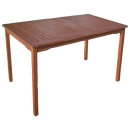 Garden Pleasure Gartentisch &raquo;PITTSBURGH&laquo; braun Eukalyptus FSC 100%, ge&ouml;lt B/H/T: 70cm x 75cm x 110cm