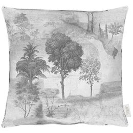 Apelt Dekokissen &raquo;Padua&laquo; Kissenh&uuml;lle mit F&uuml;llung, 1 St&uuml;ck schwarz Baumwolle, Polyester B/L: 45cm x 45cm, 1 Stk.