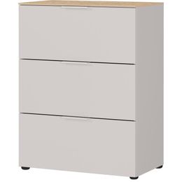 Germania Kommode &raquo;Savoca&laquo; 1 Stk. tlg. Breite 68 cm, Soft-close, 2 Fu&szlig;varianten inkl., Made in Germany wei&szlig; Holzwerkstoff B/H/T: 68cm x 98cm x 40cm, 3 