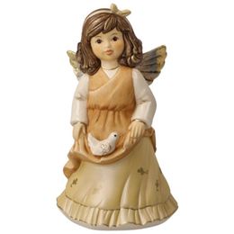 Goebel Engelfigur &raquo;Engel - Friedensengel, Weihnachtsdeko, H&ouml;he ca. 14,5 cm&laquo; Sammlerfigur, Weihnachtsfigur, Dekofigur aus Steingut bunt Steingut B/H/T: 7,5cm 