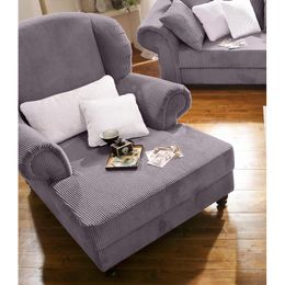 Home Affaire XXL-Sessel &raquo;King Henry, Sessel, Ohrensessel, Relaxsessel, Big Sessel, Breite 121cm&laquo; mit Federkern, in legerer Polsterung und losen Kissen