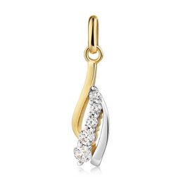 Firetti Damen Kettenanh&auml;nger &raquo;Schmuck Geschenk Gold 333 Halsschmuck Anh&auml;nger&laquo; mit Zirkonia (synth.) Gelbgold 333, 0,8 g