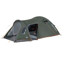 High Peak Kuppelzelt &raquo;Zelt Kira 4.1&laquo; 4 Personen gr&uuml;n B/H/L: 250cm x 135cm x 375cm Kuppelzelt