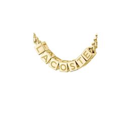 Lacoste Herren Edelstahlkette &raquo;SCRIPT&laquo; gold Edelstahl, L: 58 B: 4mm
