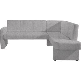 Home Affaire Eckbank &raquo;Umag&laquo; Sitz und R&uuml;cken gepolstert, verschiedene Qualit&auml;ten grau Holzwerkstoff, Massivholz, Polyester B/H/T: 210cm x 89cm x 160cm,