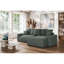 Home Affaire Ecksofa &raquo;LAKESIDE klein mit Bettfunktion und Bettkasten, B/T/H 235/142/84 cm&laquo; L-Form, Recamiere beidseitig montierbar, mit 