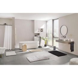 Kleine Wolke Badematte &raquo;Avera, Badvorleger, Badezimmer Teppich&laquo; H&ouml;he 50 mm fu&szlig;bodenheizungsgeeignet Badteppich, Uni Farben, handgewebt, quadratisch & rechteckig 