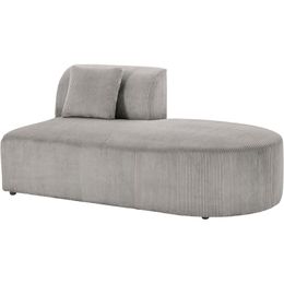 OTTO home Sofa-Eckelement &raquo;Alesund&laquo; als Einzelteile oder Modulteil grau Cord (100% Polyester);Filzoptik (100% Polyester) Cord, Armlehne rechts