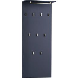 Welltime Garderobenpaneel &raquo;Kent, Garderobenpaneel, Made in Germany, B: 50 cm&laquo; Solide Verarbeitung - Dieses Produkt ist in Deutschland gefertigt blau 