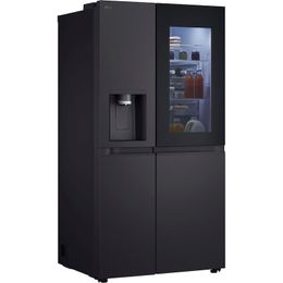 LG Side-by-Side &raquo;GSGE91EVAC&laquo; 179 cm hoch 91,3 cm breit schwarz Rechtsanschlag, nicht wechselbar