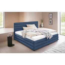 LeGer Home by Lena Gercke Polsterbett &raquo;Maylis&laquo; wahlweise mit und ohne Matratze und Lattenrost, auch in 200cm Breite blau 100% Polyester Liegefl&auml;che 