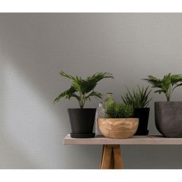 marburg Vliestapete &raquo;Simplicity Serenade&laquo; einfarbig moderne Tapete f&uuml;r Wohnzimmer Schlafzimmer K&uuml;che grau Vlies B/L: 0,53m x 10,05m, Rollen: 1