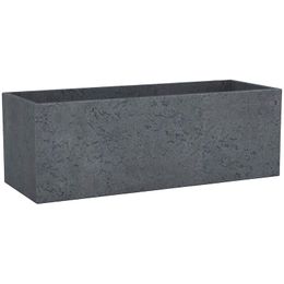 Scheurich Blumentopf &raquo;80/240 C-CUBE LONG&laquo; schwarz B/H/T: 29cm x 27,4cm x 79cm