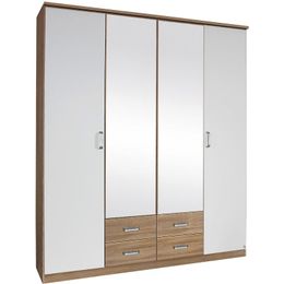 Rauch Kleiderschrank &raquo;Schrank Dreht&uuml;renschrank Garderobe Ankleide Schlafzimmerschrank GANDRA&laquo; Breiten 136/181/226/271 cm, H&ouml;he 212 cm, mit Oberkranz 