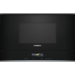 Siemens Einbau-Mikrowelle &raquo;BE732L1B1&laquo; Grill Mikrowelle 1990 W M&uuml;helose humidClean Plus-Reinigung & beste Automatik-Ergebnisse schwarz Einheitsgr&ouml;&szlig;e 