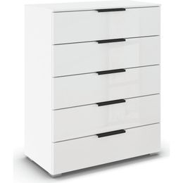 Rauch Schubkastenkommode &raquo;Highboard Sideboard Kommode MONTCLAR Frontauswahl Dekor/Hochglanz/Glas&laquo; in 2 Breiten: 40 oder 80 cm / H&ouml;he 100 cm, inkl. 