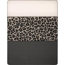 Biederlack Wohndecke &raquo;Leo Part&laquo; im angesagten Leodesign beige Baumwolle, Polyacryl, Polyester B/L: 150cm x 200cm