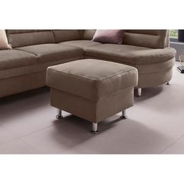 OTTO home Hocker &raquo;Cardoso&laquo; mit Stauraum, passend zur Serie braun Struktur impr&auml;gniert (100% Polyester);Luxus-Microfaser ALTARA NUBUCK (100% Polyester)