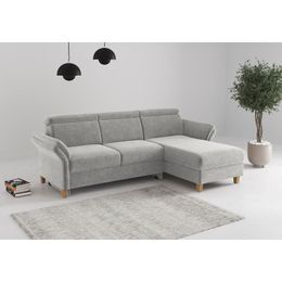 OTTO home Ecksofa &raquo;Glendale, L-Form&laquo; inkl. Kopfteilverstellung, wahlweise mit Vorziehsitz und Bettkasten 100% Polyester B/H/T: 253cm x 84cm x 166cm, 