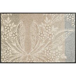 wash+dry by Kleen-Tex Fu&szlig;matte &raquo;Floral Lace&laquo; rechteckig bunt Polyamid B : 50cm 1 Stk., L: 75cm